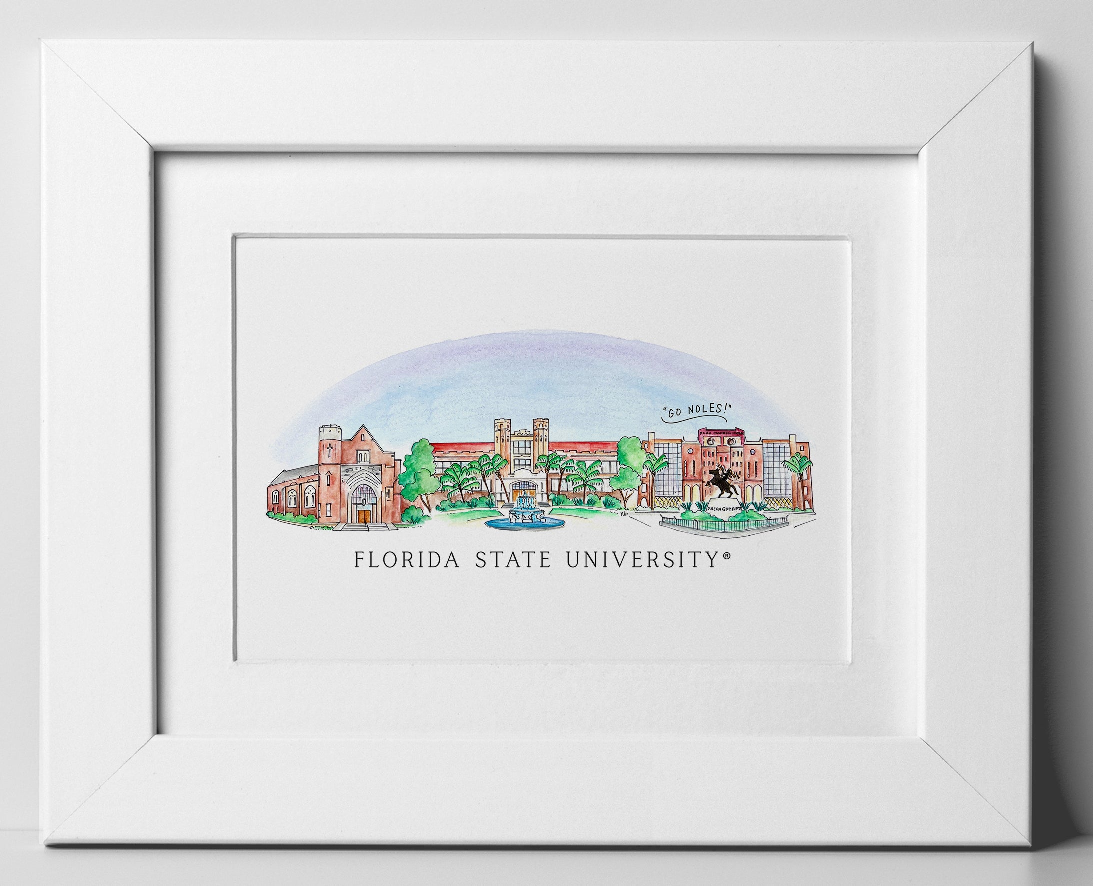 Florida State Skyline 8x10 Prints – Valiant Gifts Wholesale