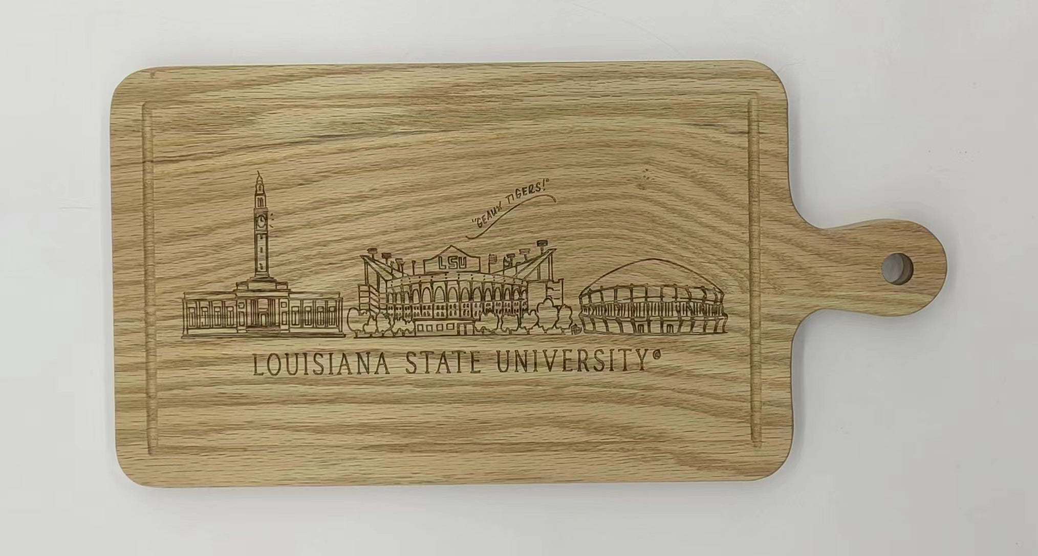 LSU Skyline Charcuterie Board – Valiant Gifts Wholesale