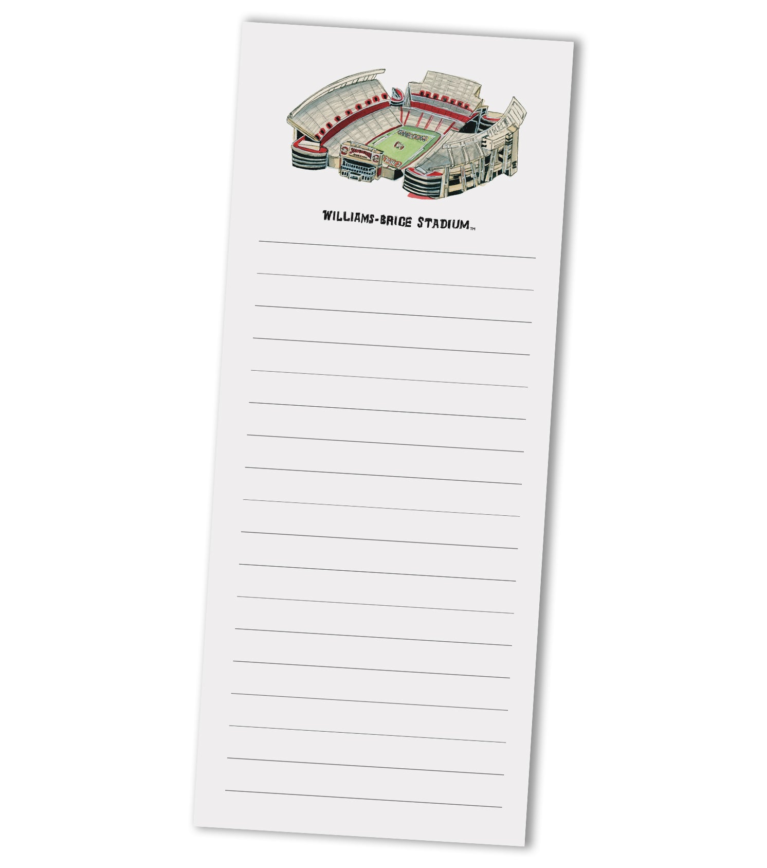 South Carolina Stadium 3.5x8.5 Notepad – Valiant Gifts Wholesale